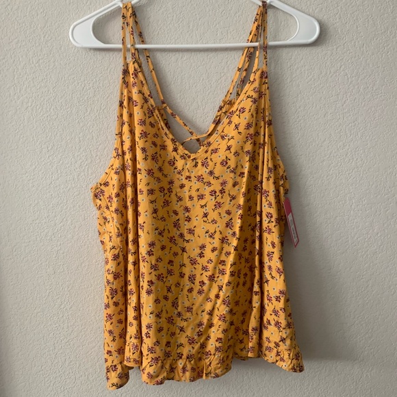 Xhilaration | Tops | Mustard Tank Top Bnwt | Poshmark